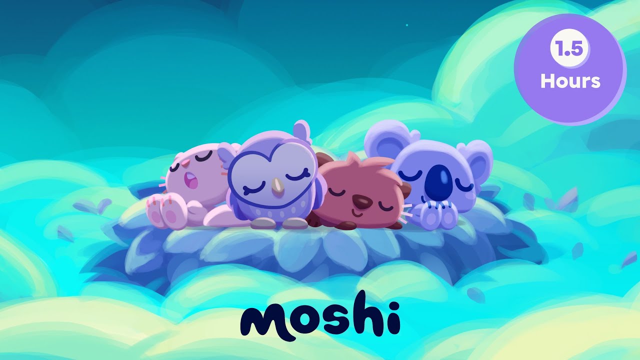 Close Your Eyes SleepyPaws & More – 1.5 Hour Bedtime Stories Compilation | Moshi Kids - YouTube