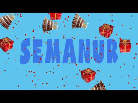 İyi ki doğdun SEMANUR - İsme Özel Ankara Havası Doğum Günü Şarkısı (FULL VERSİYON) (REKLAMSIZ)