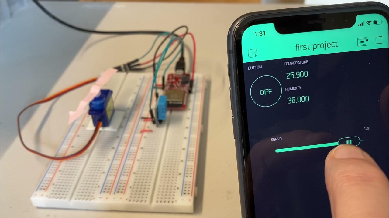 Blynk with ESP32 and Servo - YouTube