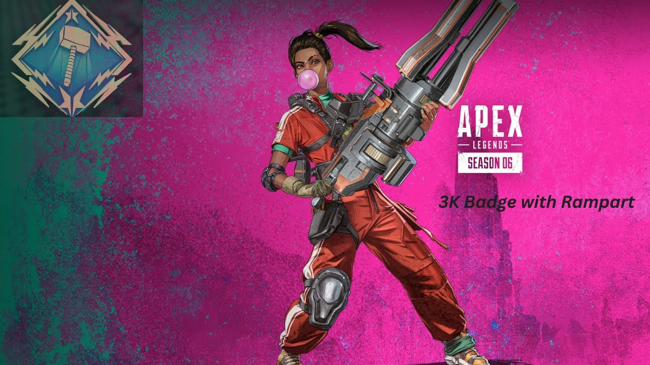 Apex Legends Rampart challenges got me my first 3k badge on 120fps on ...