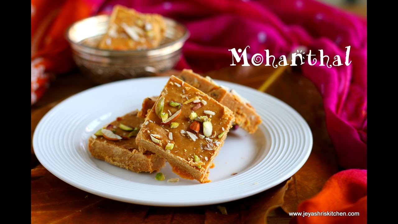 Mohanthan recipe - Diwali sweets - YouTube
