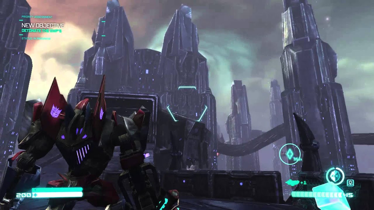 Transformers Fall of Cybertron [PC] - Starscream Gameplay - YouTube