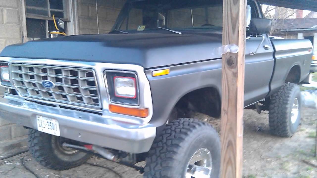 painting the 1978 ford f150 - YouTube