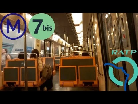 LIGNE 7BIS METRO RATP | TRAJET EN MF88 DE PLACE DES FÊTES À BOTZARIS ...