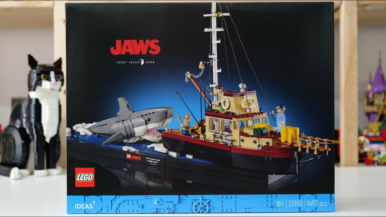 LEGO Ideas 21350 Jaws - LEGO Speed Build - YouTube
