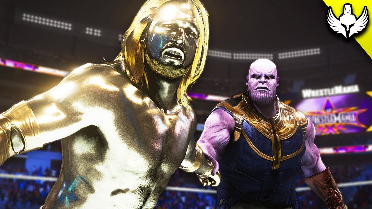 Can Golden AJ Styles Beat Thanos?! (WWE 2K19 Mods) - YouTube