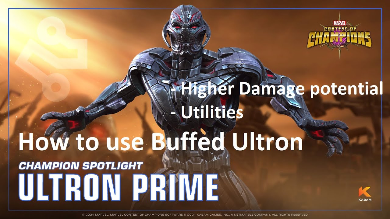 How to use Buffed Ultron in 5 minutes - Marvel Contest of Champions ...