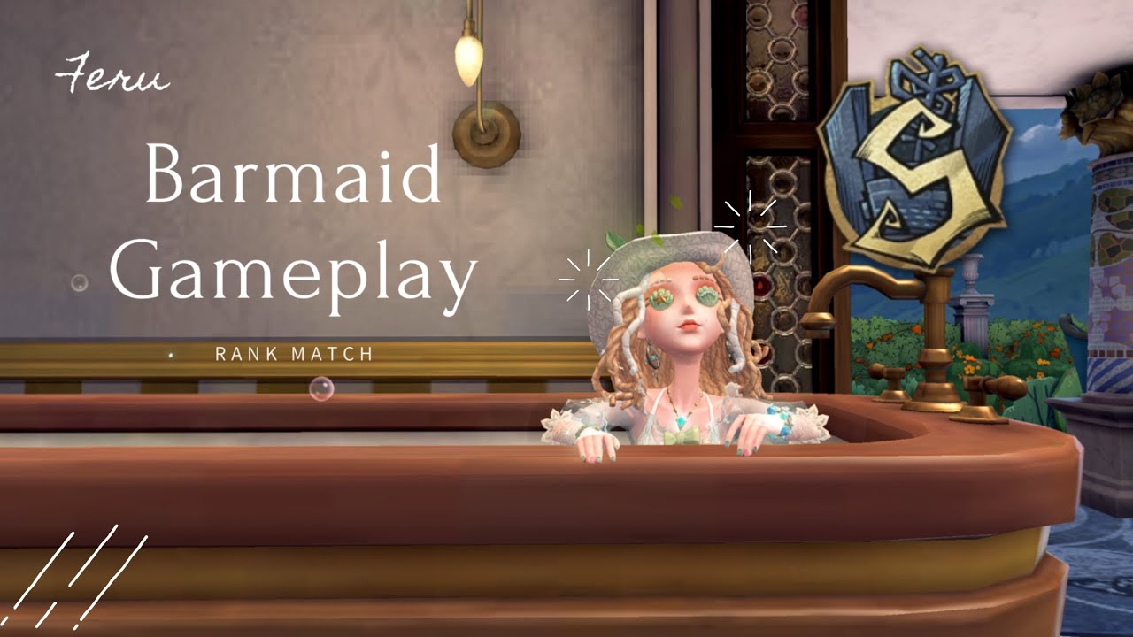 🍾💗 Consiguiendo la Badge S de Demi, Gameplay Barmaid (Identity V) - YouTube