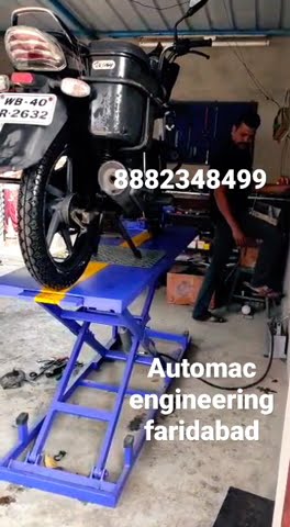 two wheeler service ramp automatic engineering manufacturing in ...