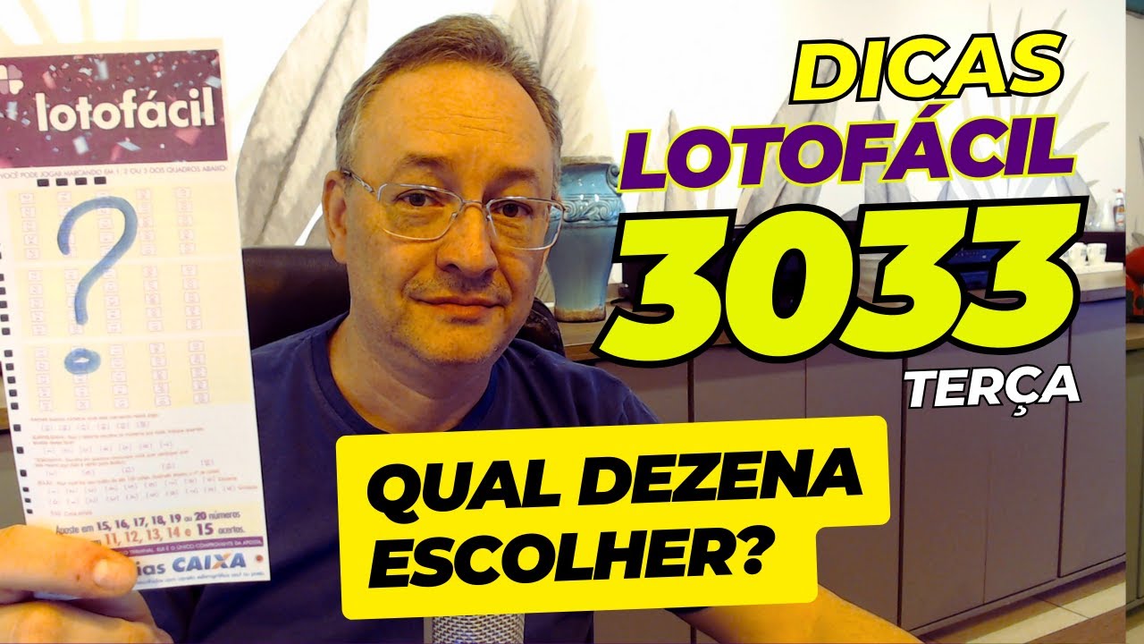 Melhores Dicas Lotofácil 3033 | Logistica Reversa em Alta... - YouTube