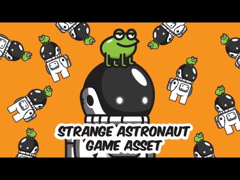 STRANGE ASTRONAUT SPRITES - 2D GAME ASSET - YouTube
