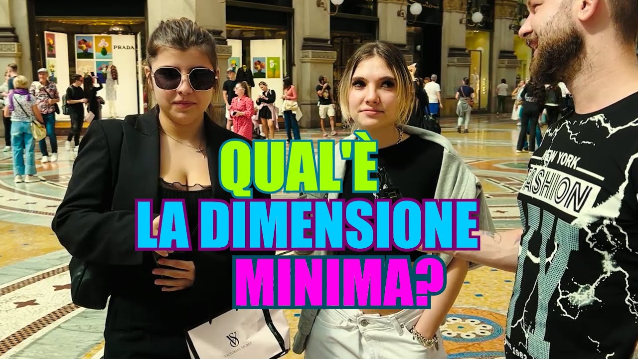 Qual è la dimensione minima? Intervista di strada - YouTube
