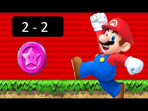 Super Mario Run - PINK Coin Locations (2-2) - YouTube