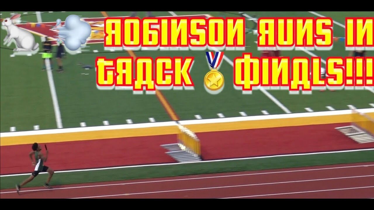 🐇 💨 ROBINSON RUNS IN TRACK🏅FINALS!!! - YouTube