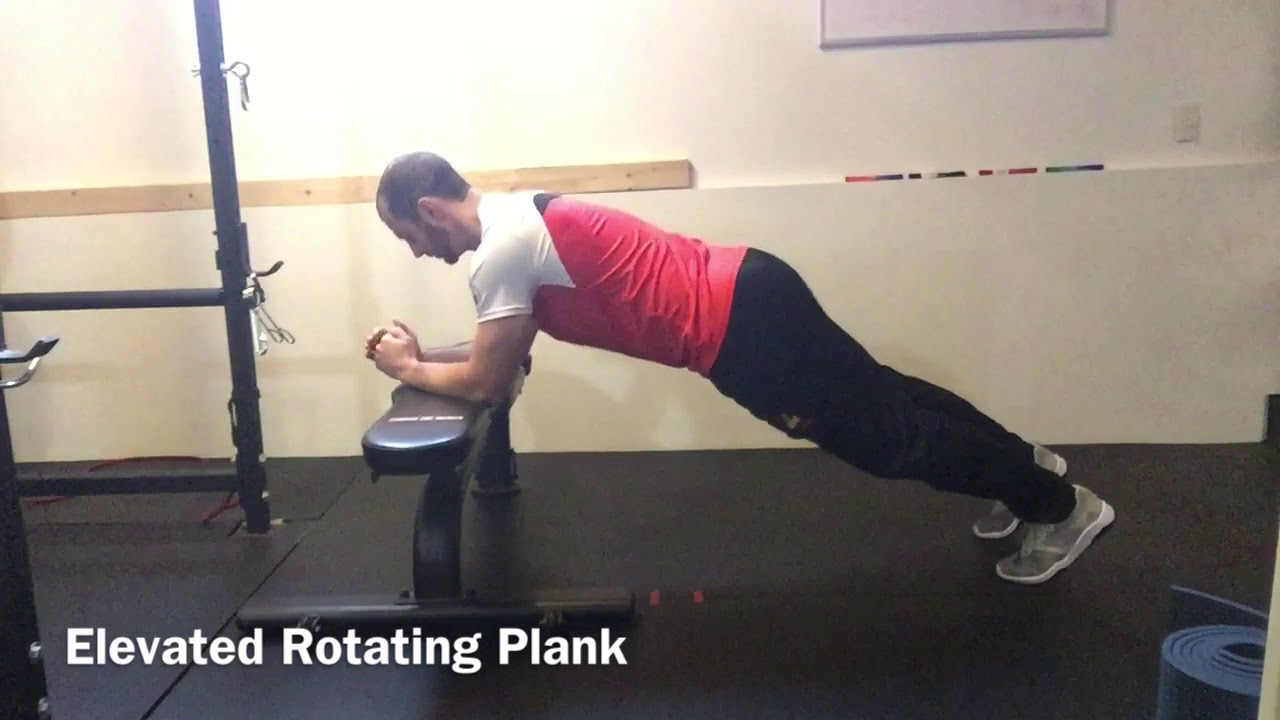 Elevated Rotating Plank - YouTube