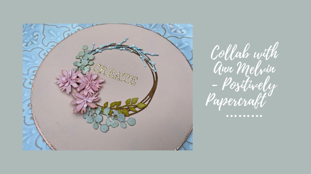 Sizzix Winter Garland & Tim Holtz Alpha Tiny Type - collab with Ann ...