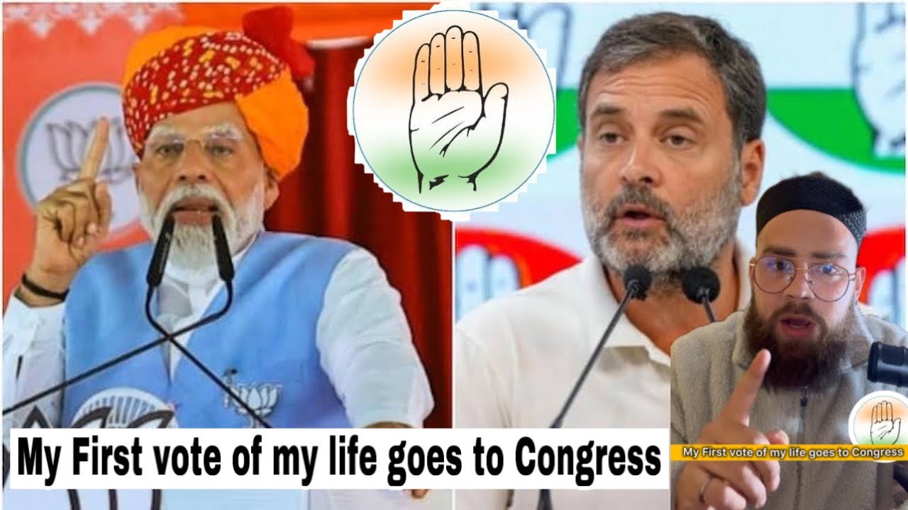 My First vote of my life goes to Congress - YouTube