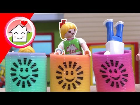 Playmobil Familie Hauser - Ferien im Klassenzimmer - Schulgeschichte mit Lena