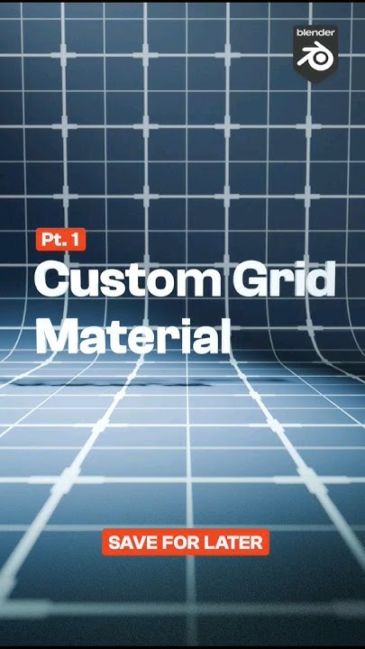 Procedural Grid Material | Blender Tutorial - YouTube