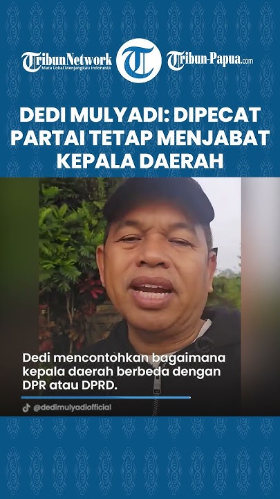 Masih Ada yang Tak Ikut Retreat, Dedi Mulyadi: Kalau Dipecat Partai Tetap Jadi Kepala Daerah ...
