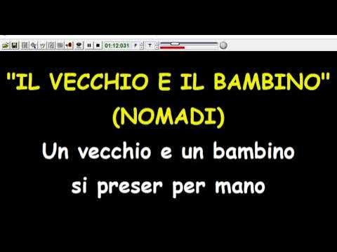 Nomadi - Il Vecchio E Il Bambino (Karaoke Devocalizzata) - YouTube
