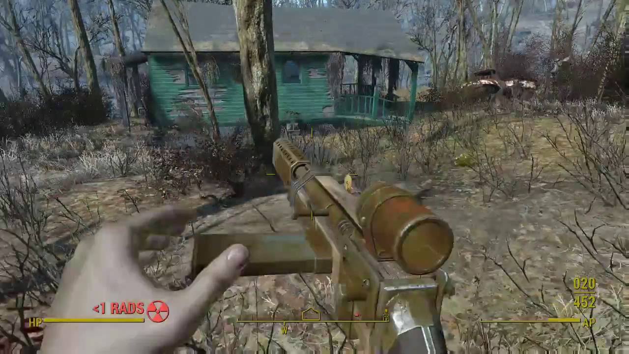 Fallout 4 cabins in the wood - YouTube