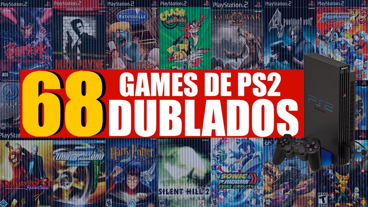 68 JOGOS DUBLADOS DE PLAYSTATION 2 - YouTube