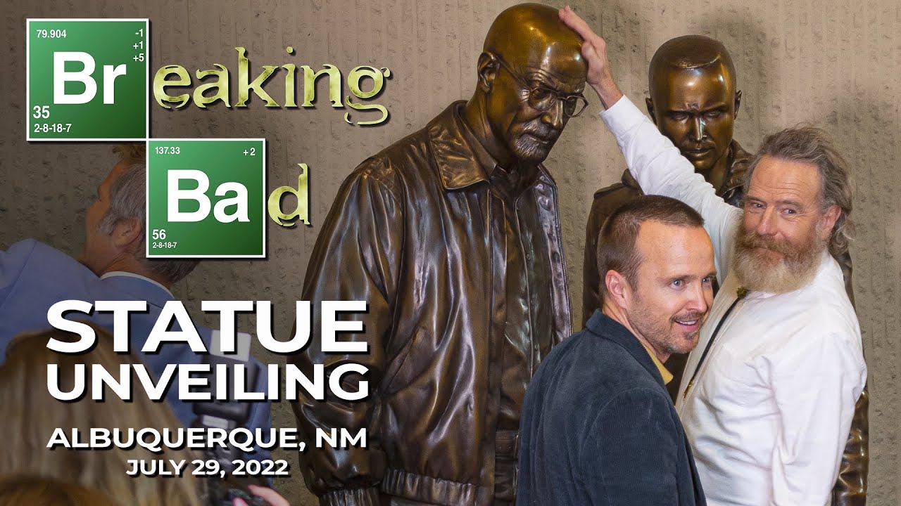 Breaking Bad Statue Unveiling - Albuquerque, NM - July 29,2022 - YouTube