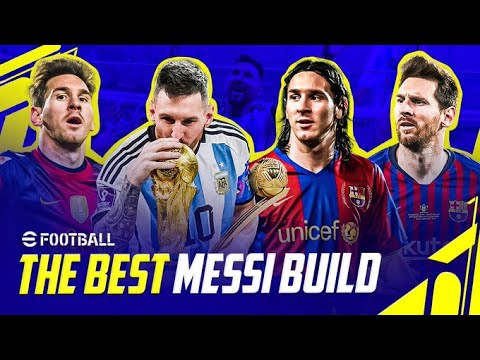 How To Build The Best Messi 4 x Builds eFootball | Dribbling | Ball ...