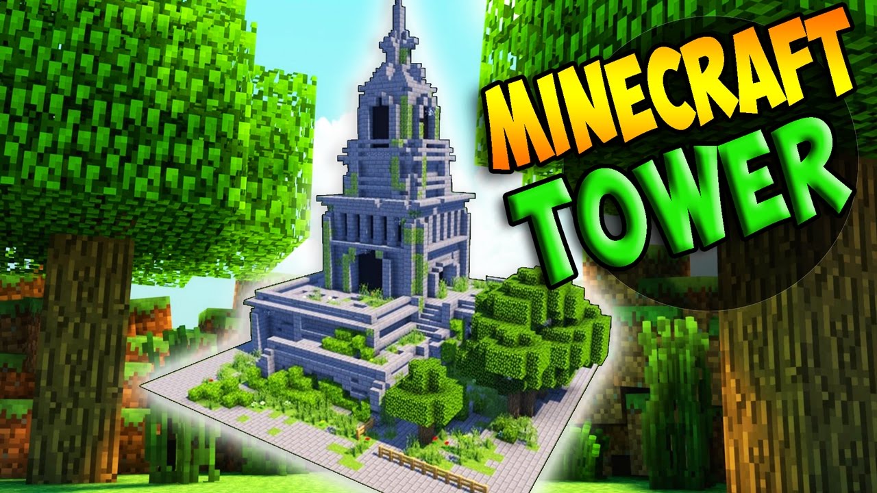 How to Build a TOWER in Minecraft!!! Medieval Village Ruin! EPIC BUILD ...