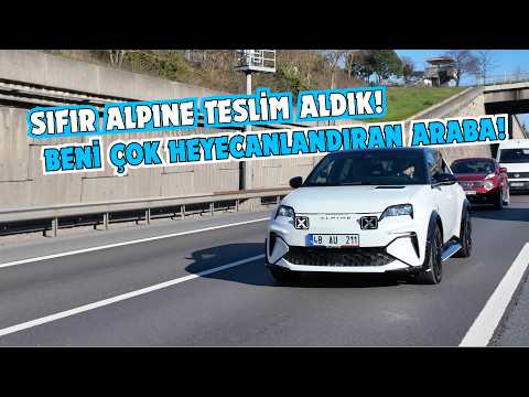 SIFIR ALPINE A290 GT TESLİM ALDIK!