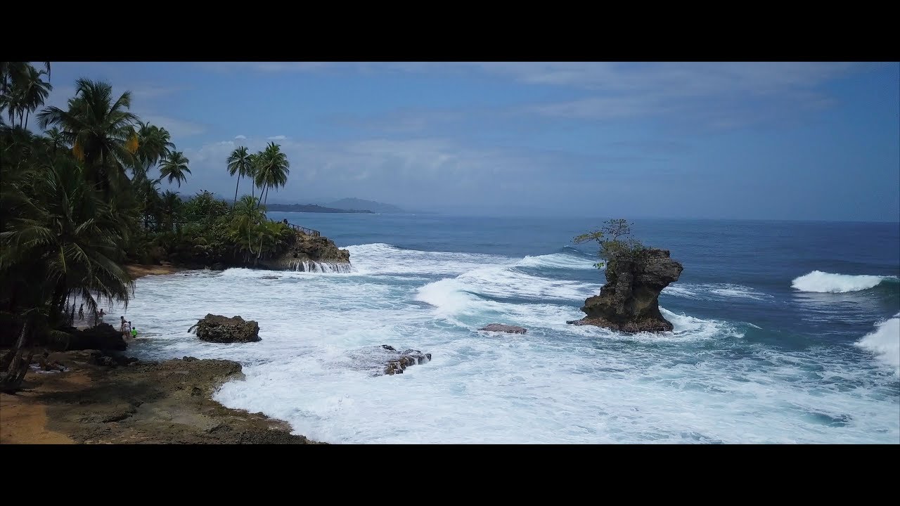 Gandoca Manzanillo National Wildlife Refuge from Drone, Costa Rica ...