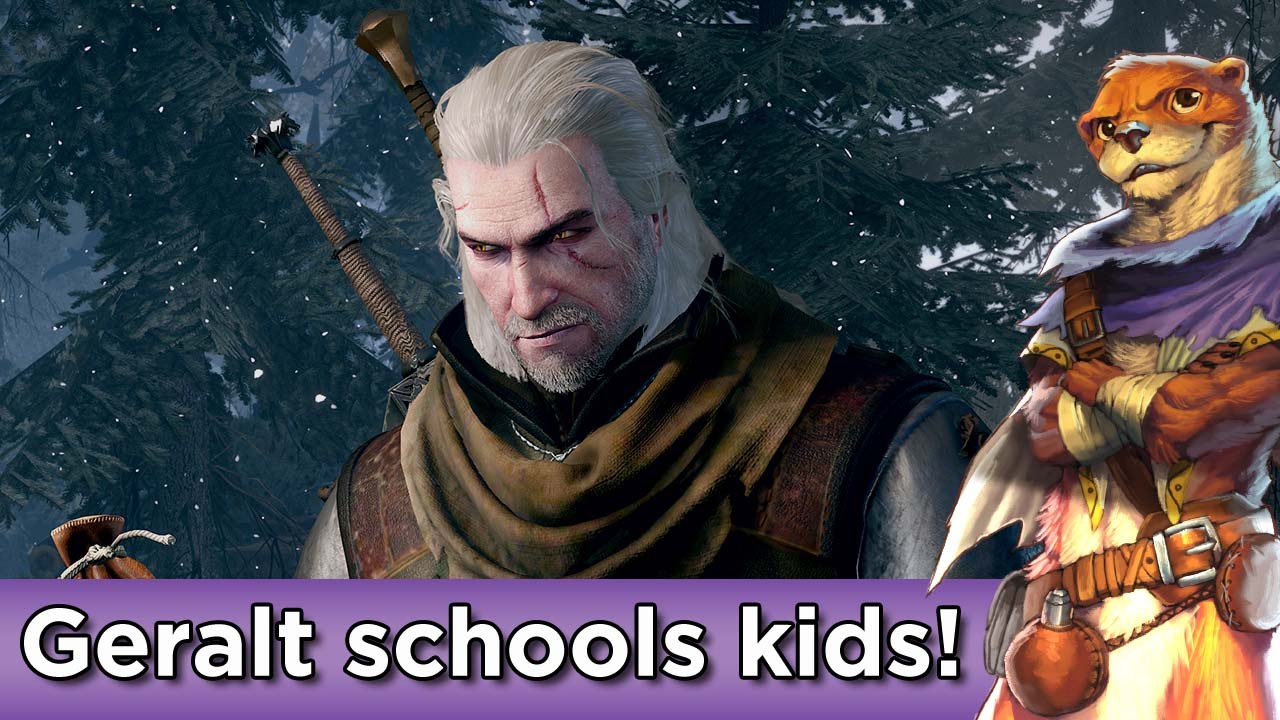 Kids Get Real Talk From Geralt of Rivia Witcher 3 Stream Highlight ...