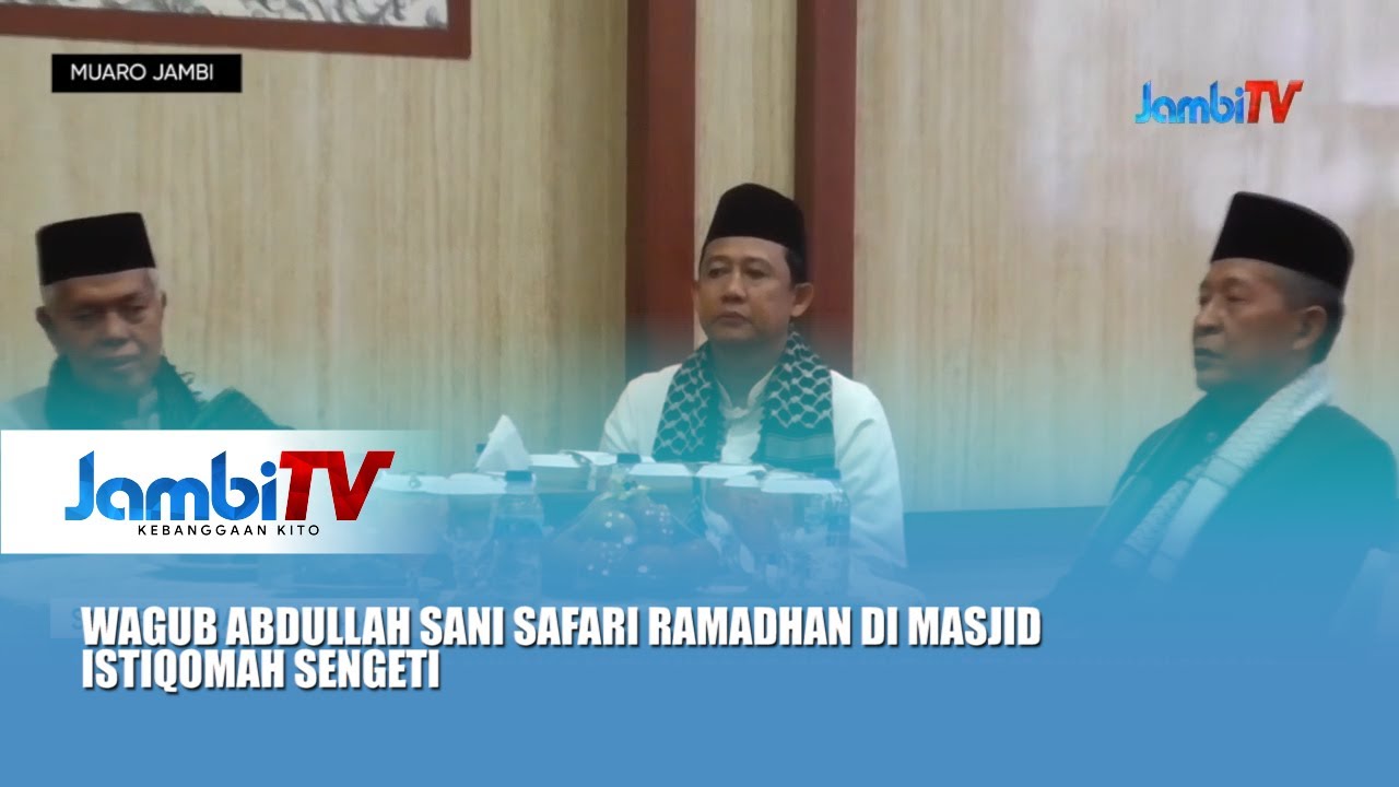 SAFARI RAMADHAN 1446 H || WAGUB ABDULLAH SANI SAFARI RAMADHAN DI MASJID ...