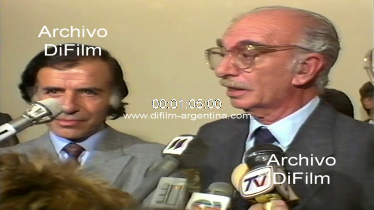 Miguel Angel Roig convocado por el presidente electo Carlos Menem 1989 ...