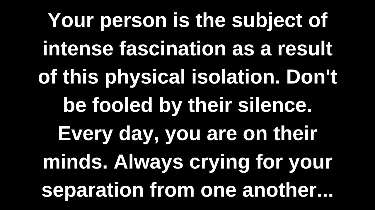 Your person is the subject of intense fascination as a result of this ...