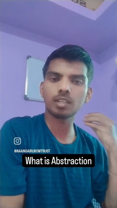 What Is Abstraction In Programming Code Tamil Computerscience Java Coding Program Youtube