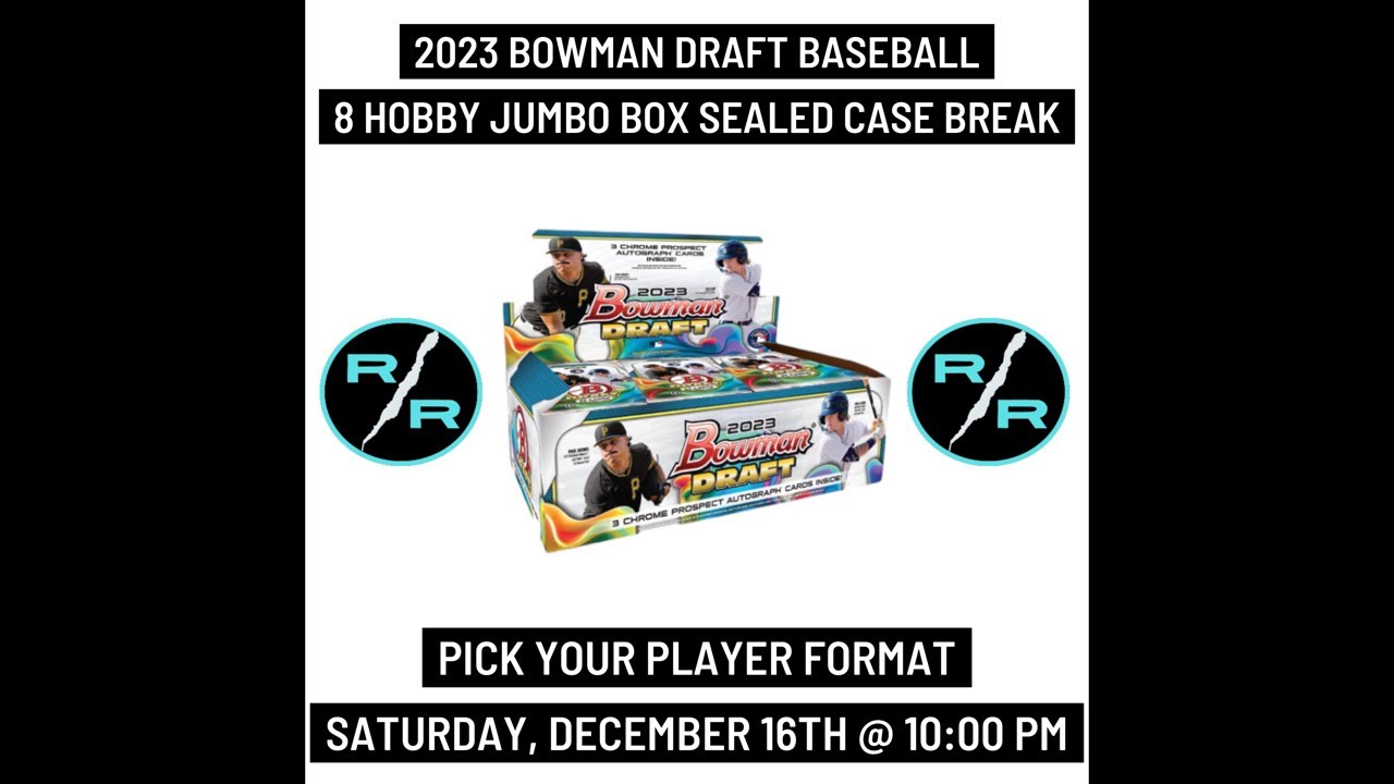 2023 Bowman Draft Baseball 8 Hobby Jumbo Box 1 Case eBay Player Break ...