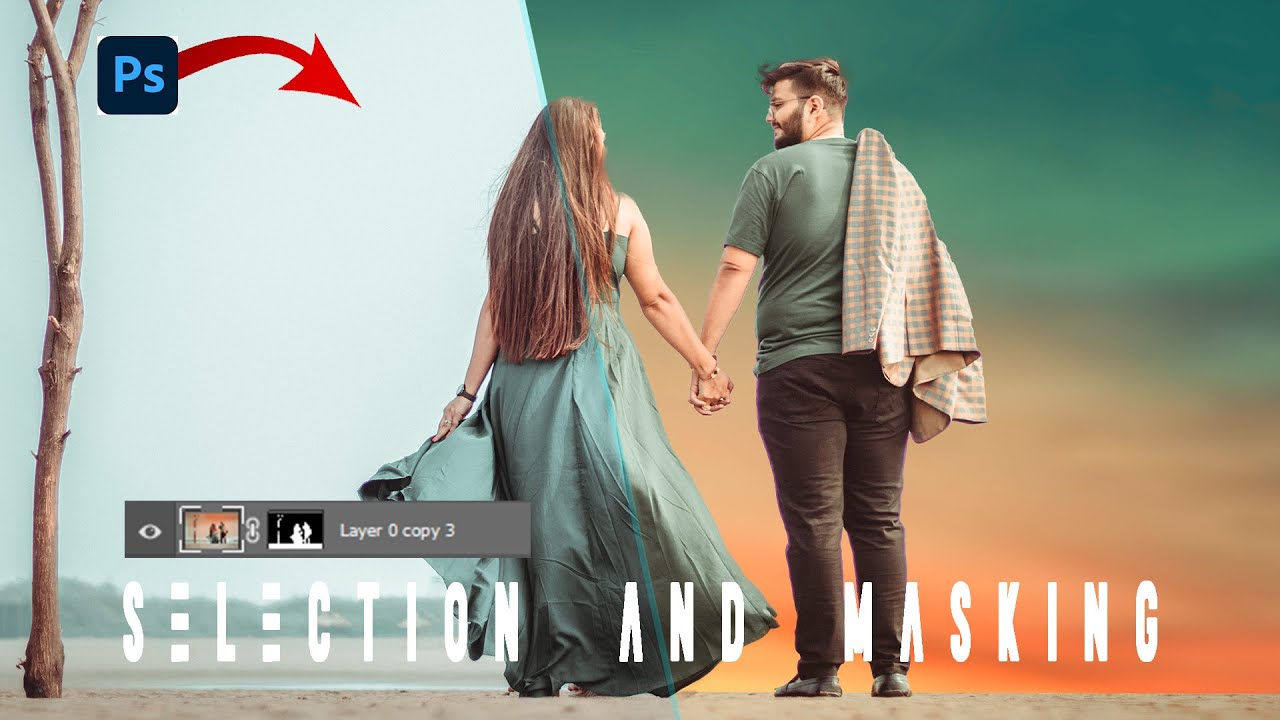 How To Use Select And Mask In Photoshop | Select And Mask Kya Hai ...