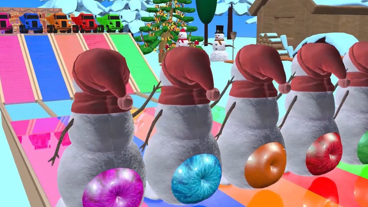 snowman crossing fountain gingerbread - YouTube