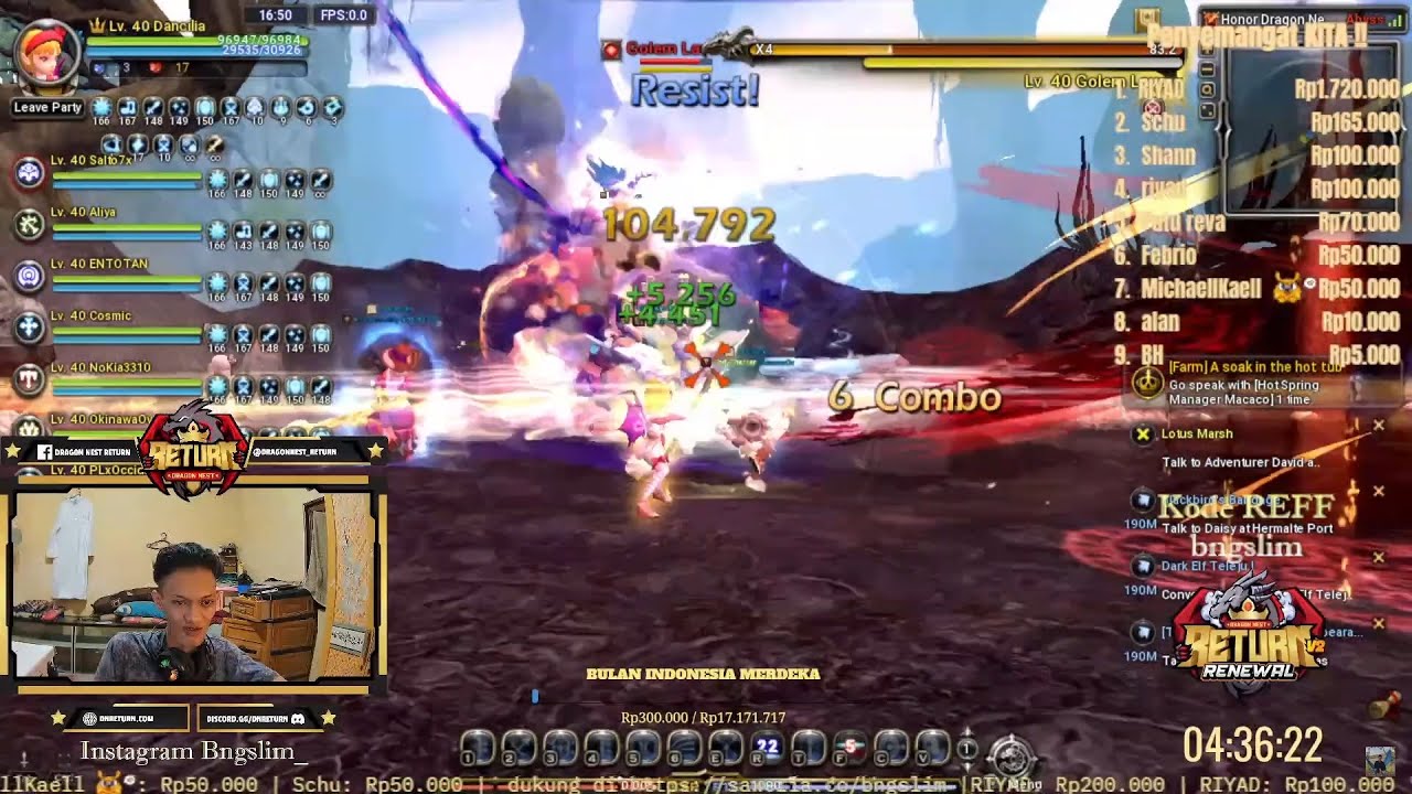 Live Dragon Nest Return v2 | Nyari Key SDN (Part 2) | Bulan Kemerdekaan SUBATHON - YouTube