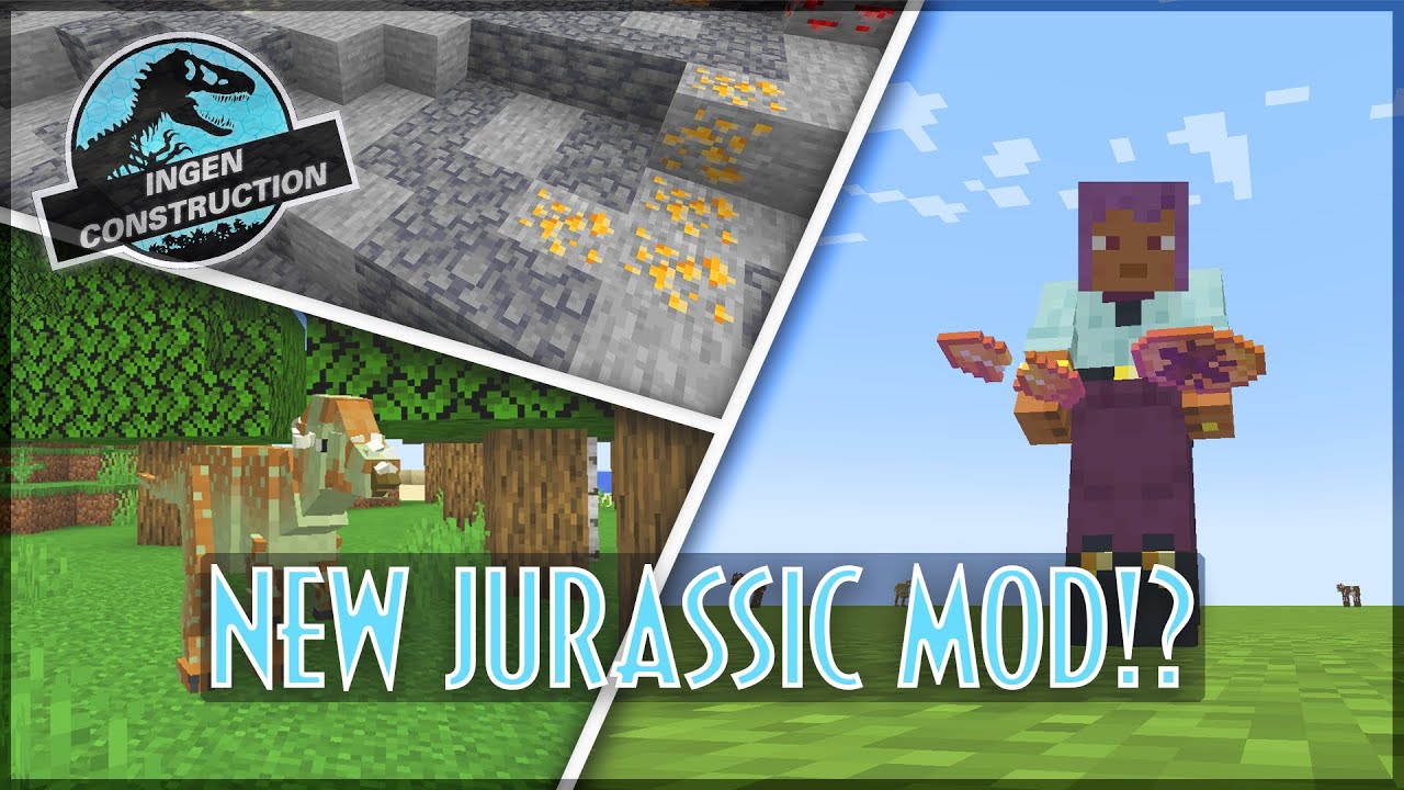 I made a JURASSIC WORLD Minecraft mod - YouTube