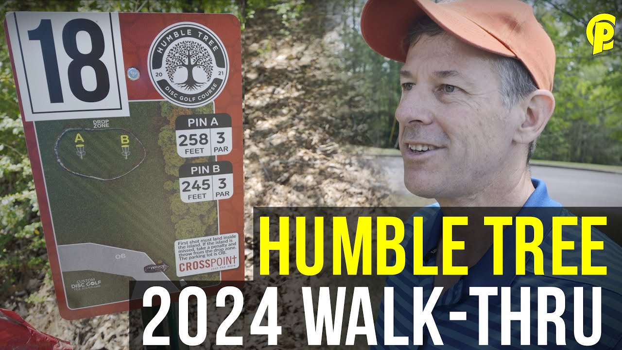 Humble Tree pre-MegaBowl 2024 Course Walkthrough | Disc Golf review ...
