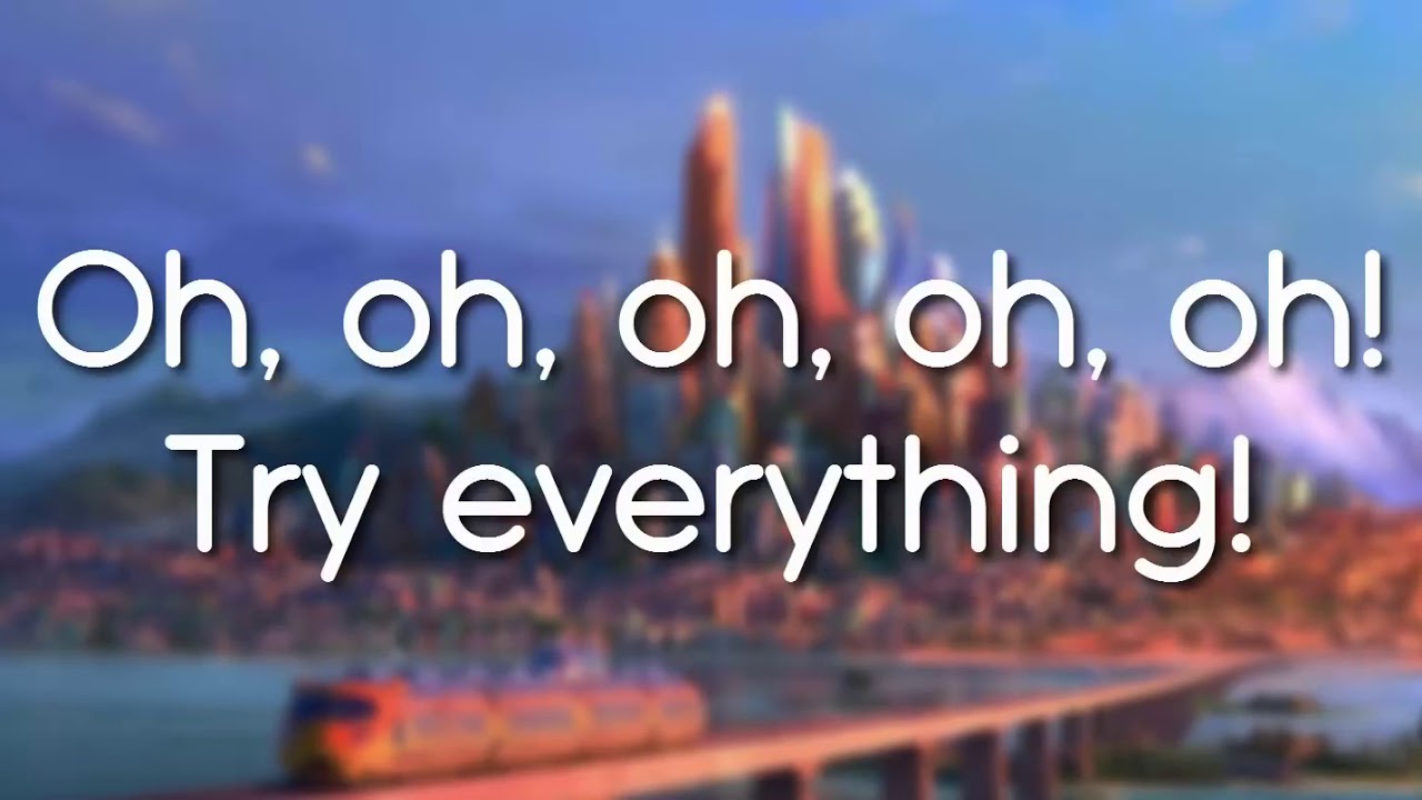 Try Everything SHAKIRA from Zootopia - YouTube