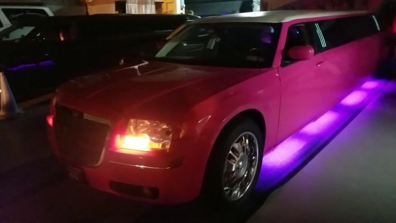 Pink Limos in Daytona Beach by Elegant Limousines - YouTube