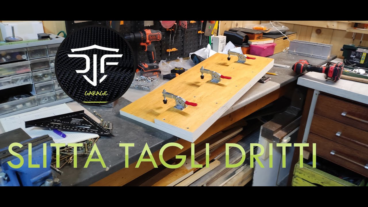 Slitta per giunzioni / dima a taglio dritto - Jointer sled / straight ...