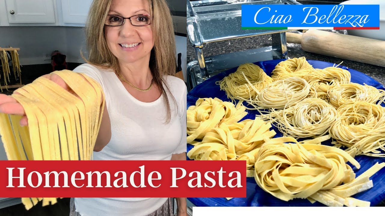 Homemade Pasta from Scratch - Basic and Light! - YouTube