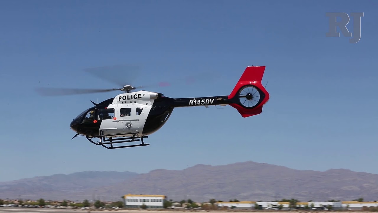 Las Vegas Metropolitan Police unveil new helicopter - YouTube