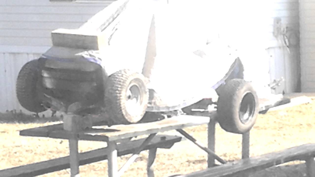 Murray racing lawn mower part 1 - YouTube