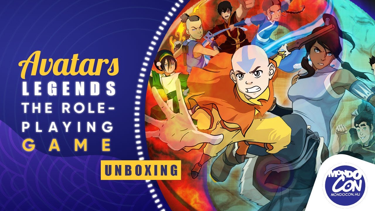 Avatar Legends: The Roleplaying Game - Unboxing videó - YouTube